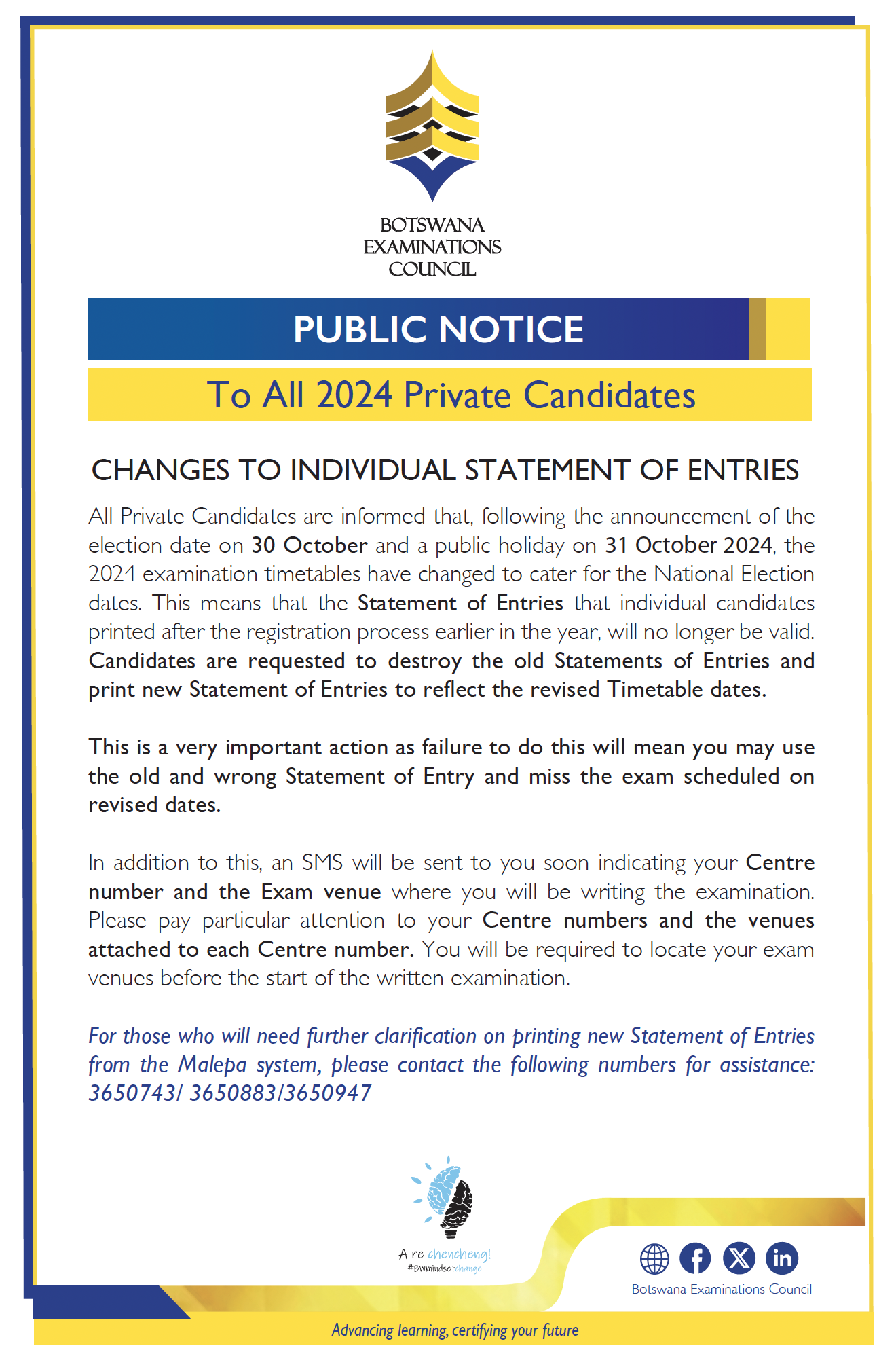 BEC | Botswana Examination Council